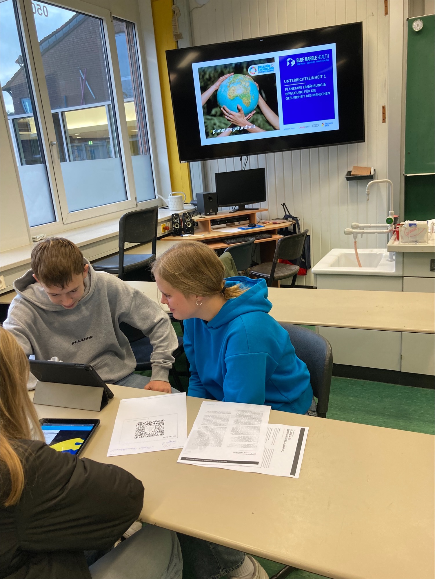 Blue Marble Health Projekt in der Klasse 10 - Realschule Ochtrup